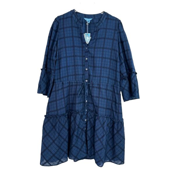 Draper James | Dresses | Draper James Avery Shirt Dress In Pane Plaid ...